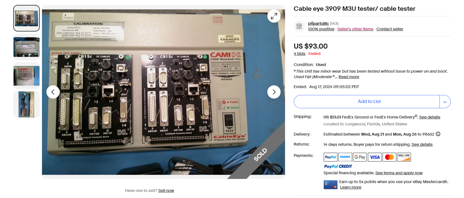 Cami Research CableEye M3U Cable Tester Review and Teardown